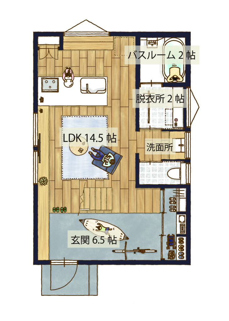 玄関に吹き抜け階段があるおしゃれな間取り・外観・内装事例｜玄関を吹き抜けにするメリット・デメリットを解説 | 豊橋市の工務店ならハピナイス