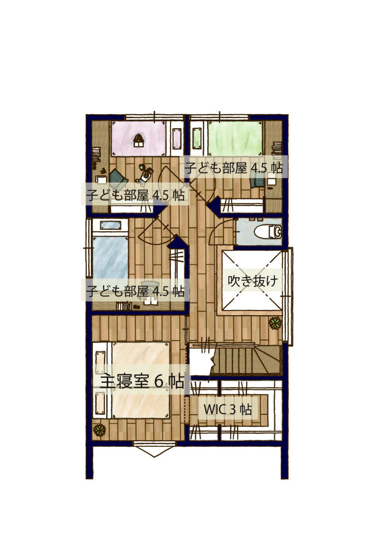 玄関入ってすぐ階段が見える家の風水対策＆快適性アップ対策｜おしゃれな間取り・階段事例も紹介 | 豊橋市の工務店ならハピナイス